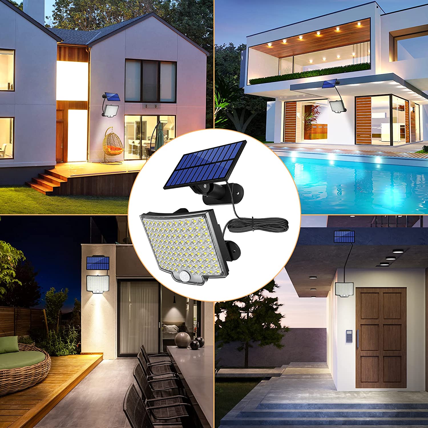 PIR Solar Motion Sensor Lamp - TTL Lights Collection