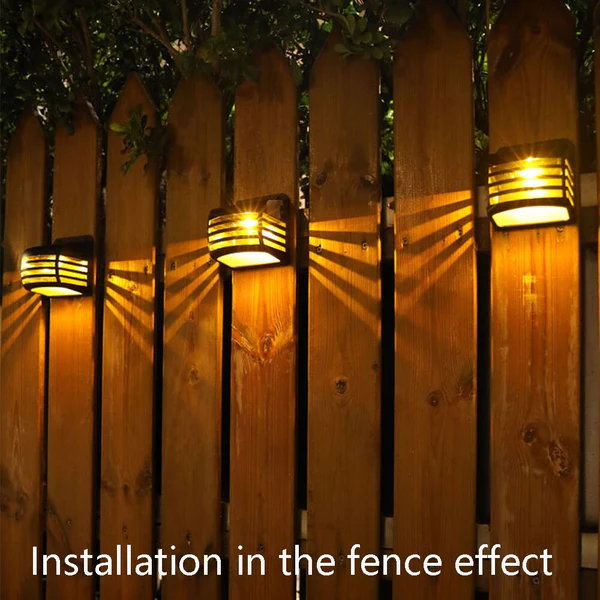 Solar Powered Outdoor Wall Lamp - TTL Lights Collection