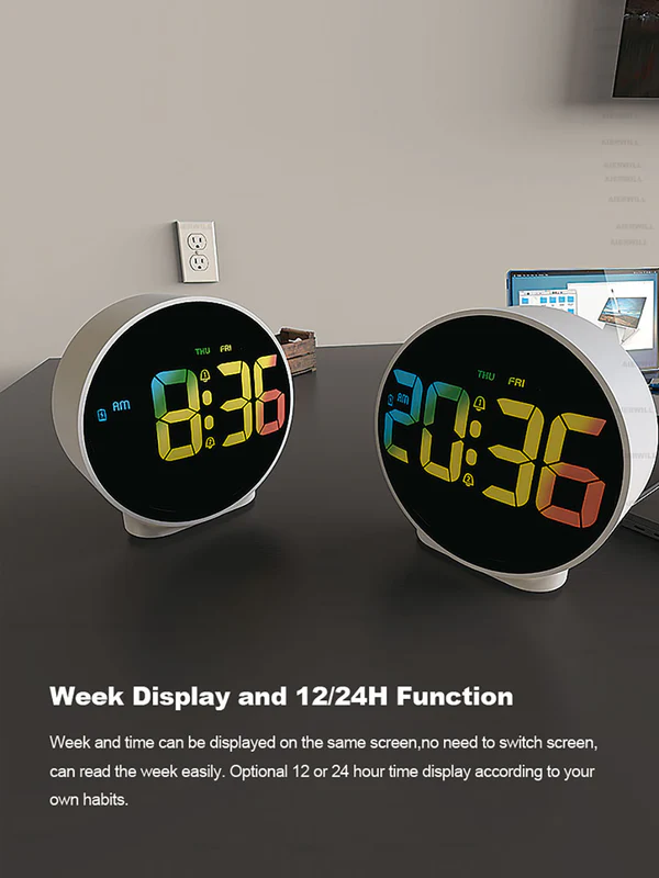 Digital Alarm Clock - TTL Lights Collection