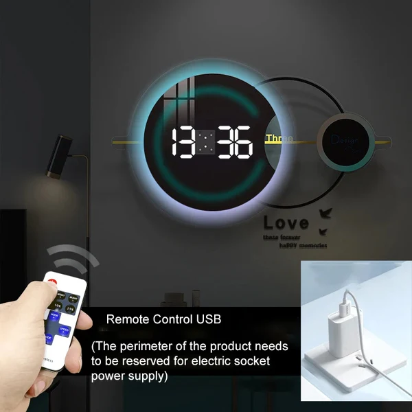 Electronic Wall Clock - TTL Lights Collection