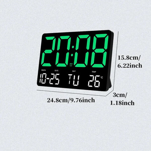 LED Digital Wall Clock - TTL Lights Collection