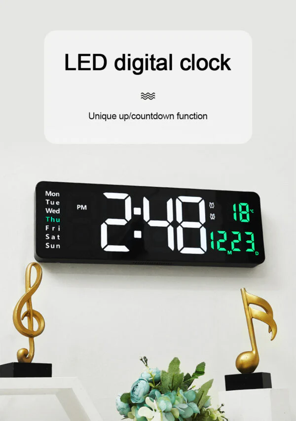 Large Digital Clock - TTL Lights Collection